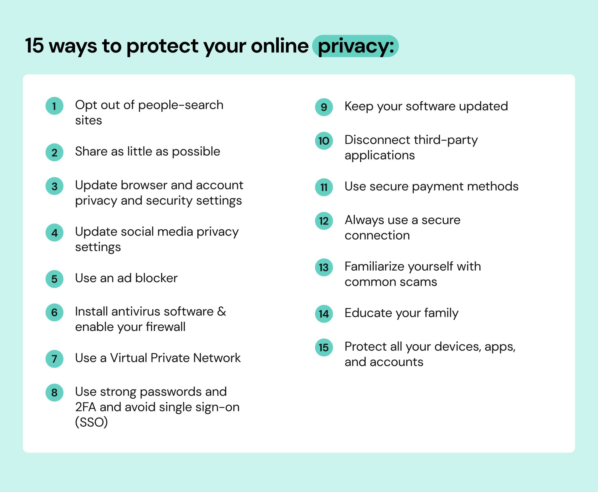 How To Protect Your Privacy Online: 15 Essential Ways In 2025