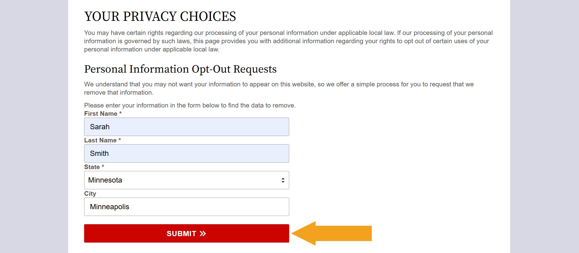 Minnesota Court Records Data Removal Guide
