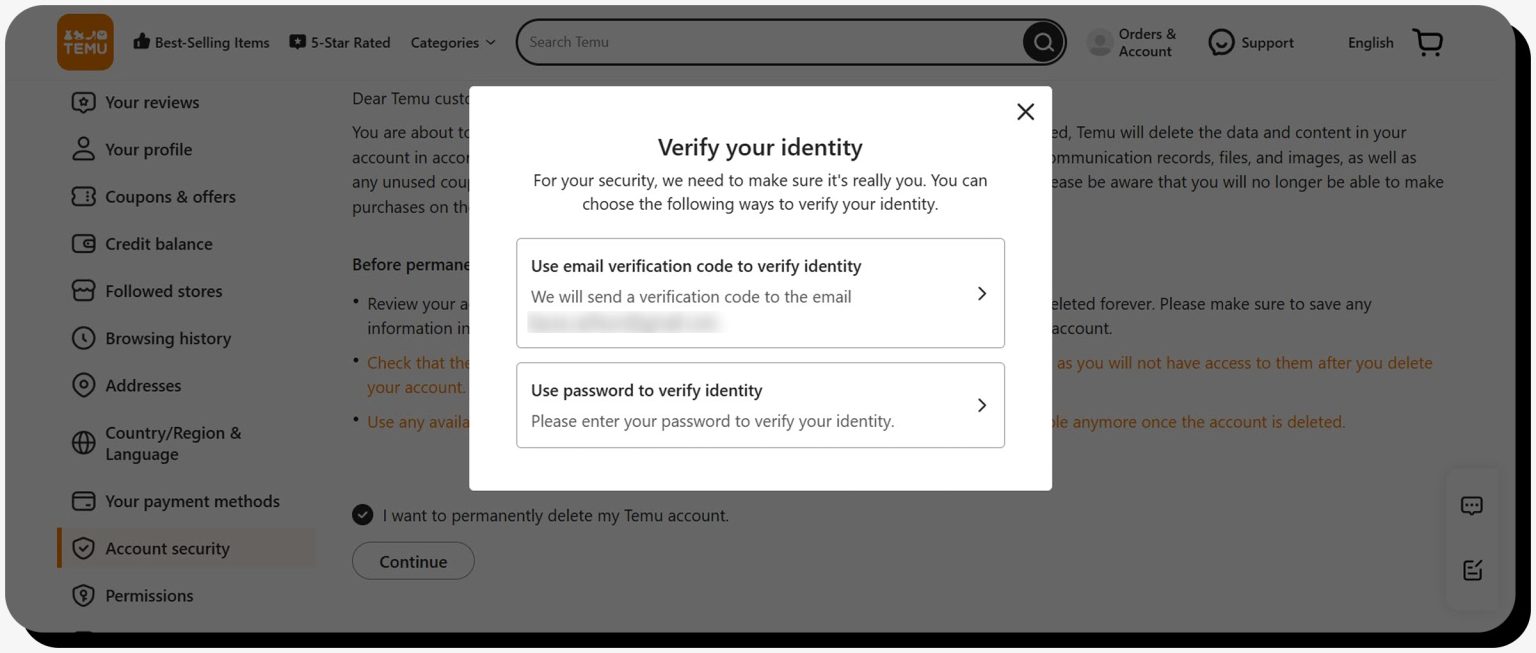 How To Delete Your Temu Account: Step-by-step Guide (mobile & Web)