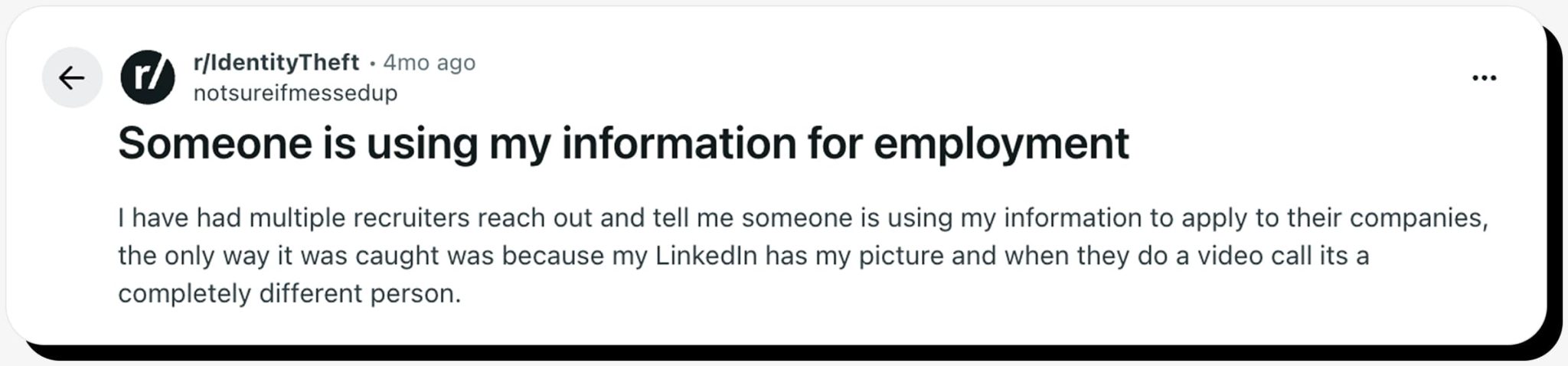Employment Identity Theft: Signs, Risks & What To Do